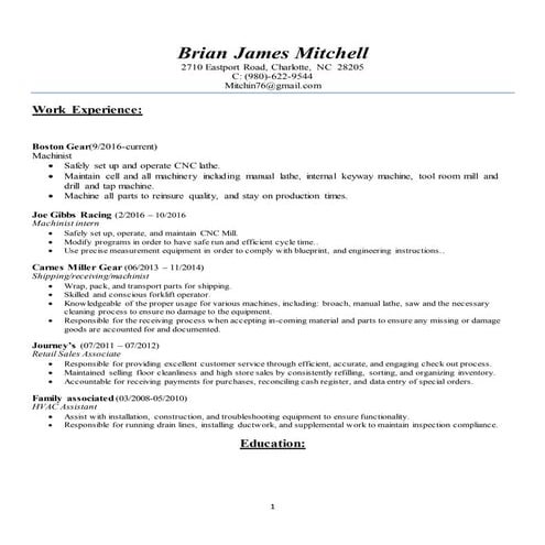 brianresume | DOCX