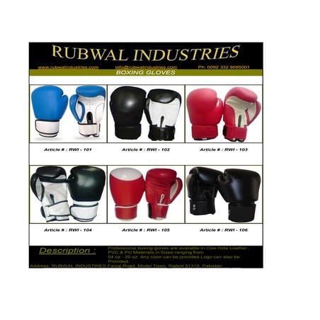 Boxing and MMA Catalogue | PDF