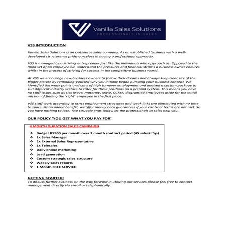 Handyman business plan | PDF