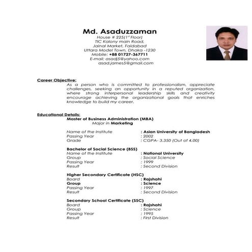 Updated Asad's cv | PDF