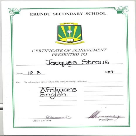 Academic Achievement Certificate0001 | PDF