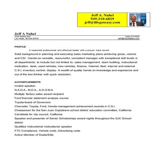 Resume to date 2015A | DOCX