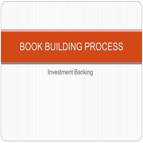 Book_Building final Ajish | PPTX