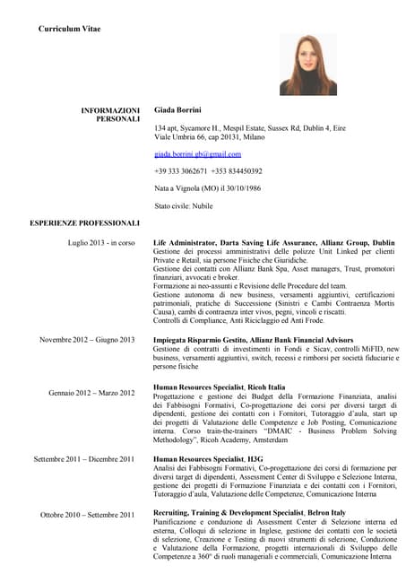 Maimone paolo cv | PDF | Business | Business and Finance