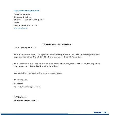 HCL TECHNOLOGIES LTD | DOCX