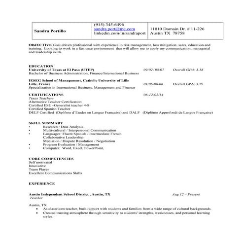 Lilac Alencaster Resume | DOCX