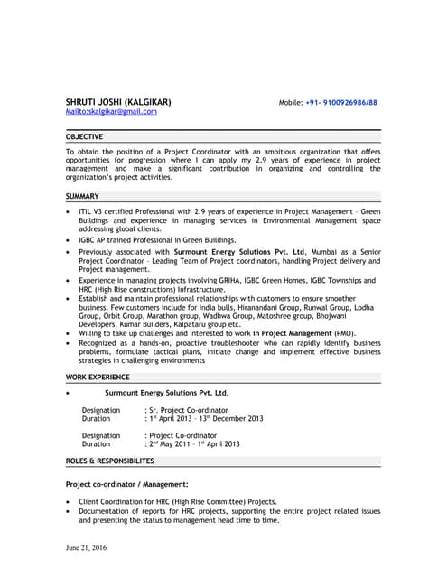 Resume Prabhakaran | PDF