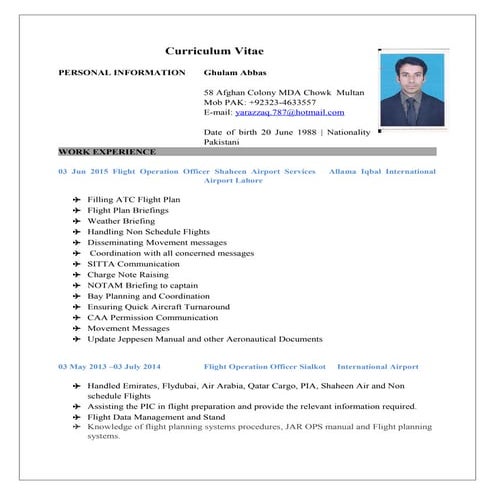 Abbas CV | PDF