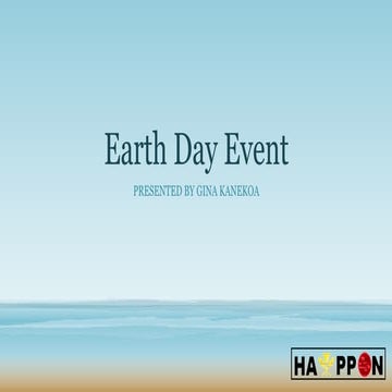 Earth Day Event Presentation | PPT