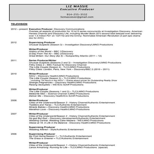 Massie resume | PDF