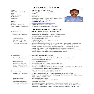 CV_SUPARMAN_TERUPDATE.pdf baru | PDF