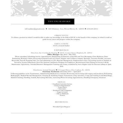 Resume of Matthew McEowen | DOC