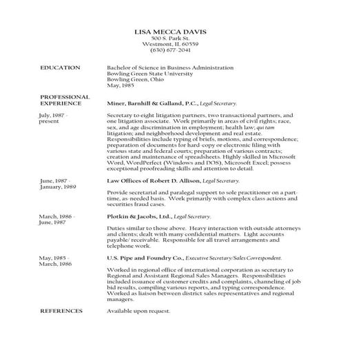 Shane's resume | DOC