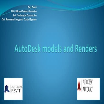AutoDesk models and Renders | PPT