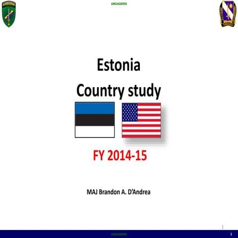 Estonia country study | PPT