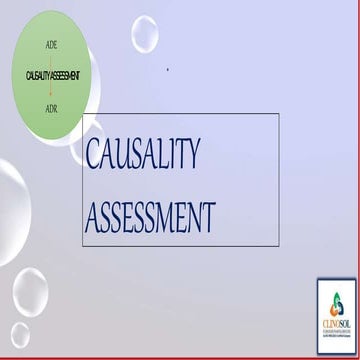 Causality Assessment. | PPT