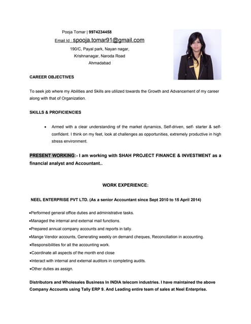 CURRICULUM VITAE SMITA | PDF