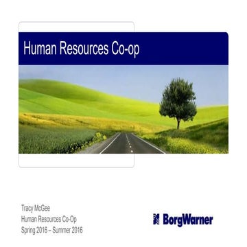 Human Resources Co-op Presentation for LinkedIn | PPTX