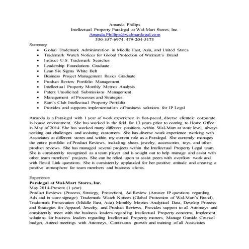 Amandas IP Resume | DOCX