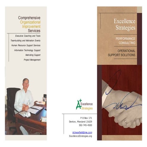 Excellence Strategies Brochure | DOCX | Human Resources | Business