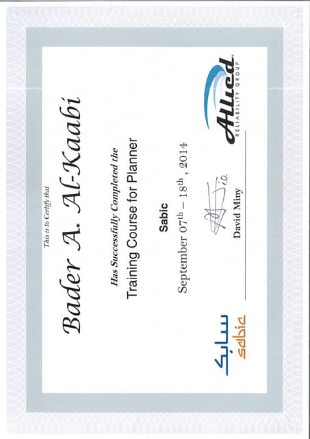 CBOP certificate | PDF