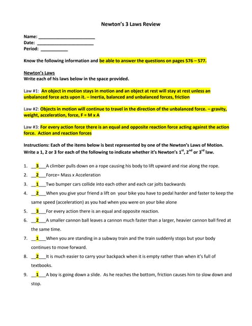 Grade 8 Science Quiz 1, Laws of Motion. | PPTX | Physics | Science