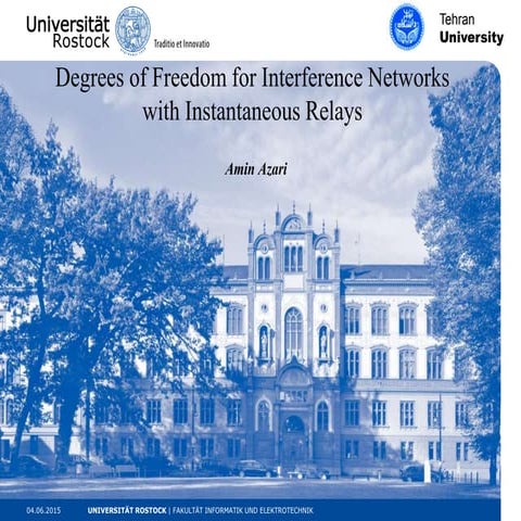 Degrees of Freedom for Interference Networks with Instantaneous Relays ...