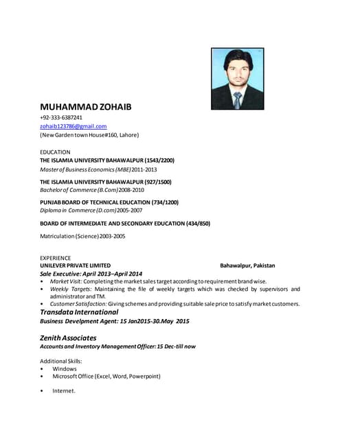CV Faisal Nasir Updated (2) | DOC