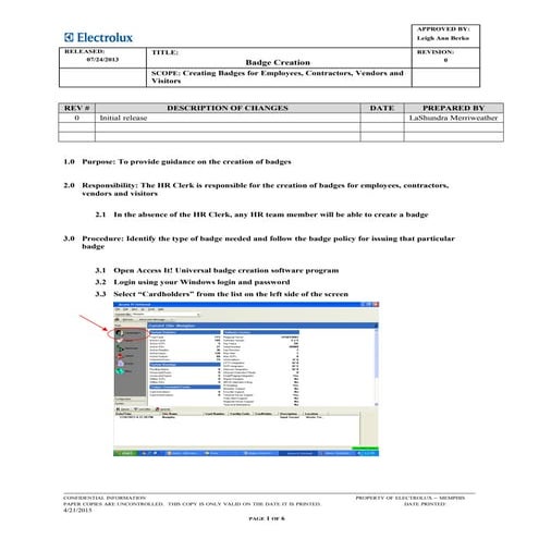 Badge Creation Process | PDF