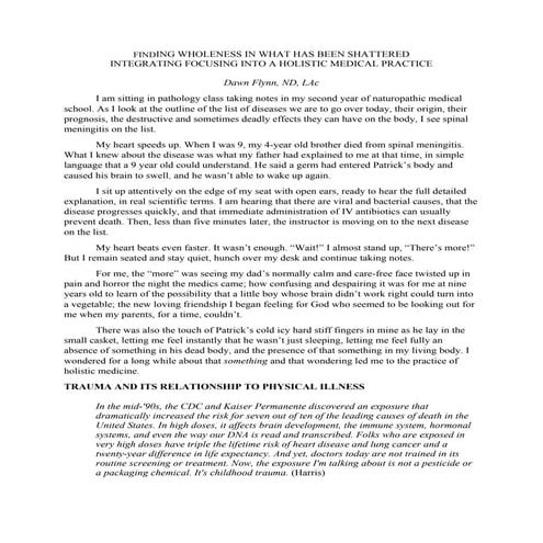 Finding Wholeness article, final | PDF