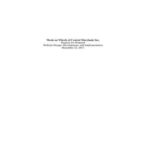 MOWCM RFP 12_22_11(1) | PDF