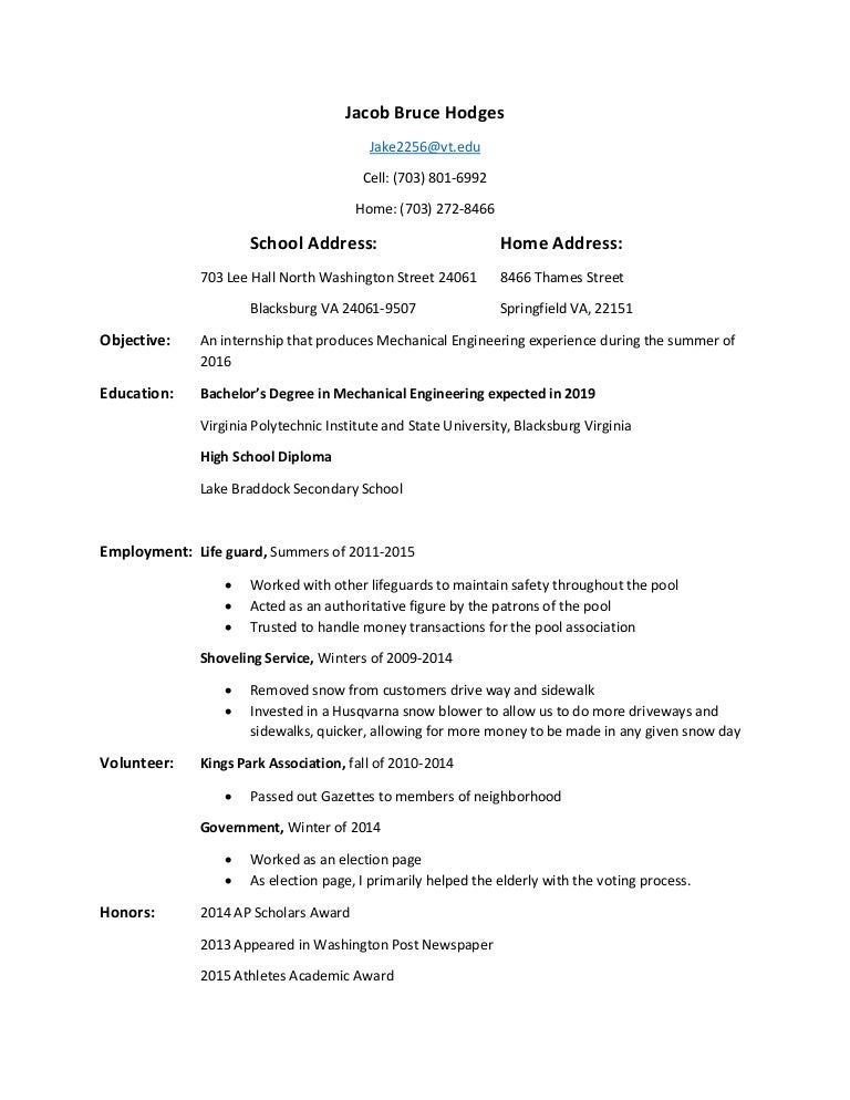 Jake Hodges Resume Final Draft
