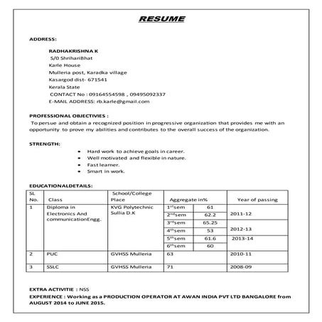 rbk resume new (3) | PDF
