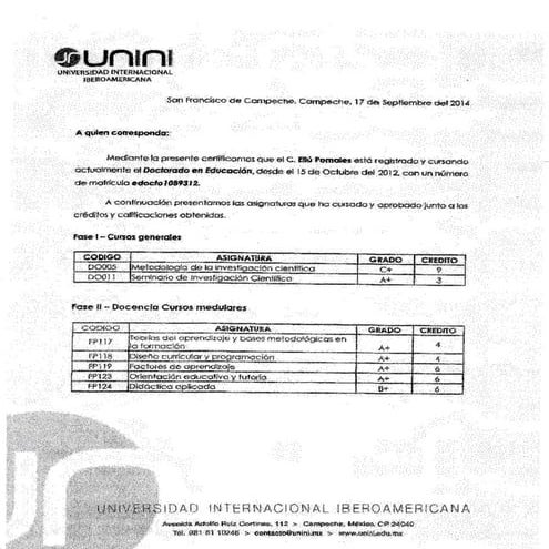 UNINI 1 | PDF