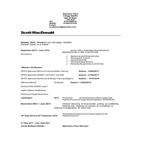 Scott CV 2016 | DOCX