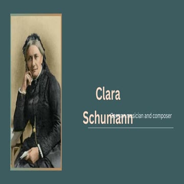 Clara schumann | PPTX