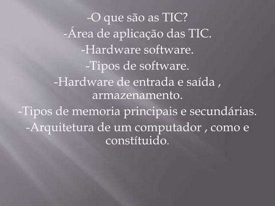 Areas de aplicacao das tic | PPT