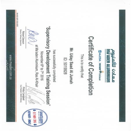 supervisory development cert | PDF