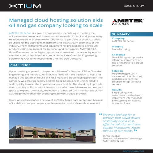 Ametek case study_v2 | PDF