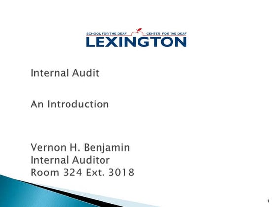 Basic Internal Auditing Presentation | PPTX