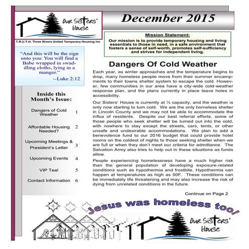 OSH December Newsletter | PDF
