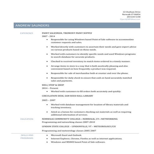 Andrew Blazaitis Resume 2015 | DOCX