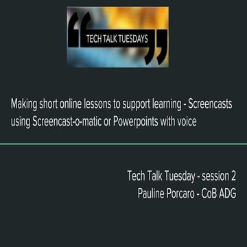 Screencasting PD | PPT