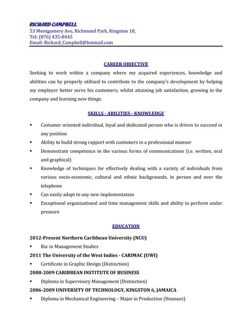 Todd Fenwick Resume | DOCX