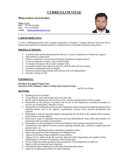 ISMAIL CV | DOC