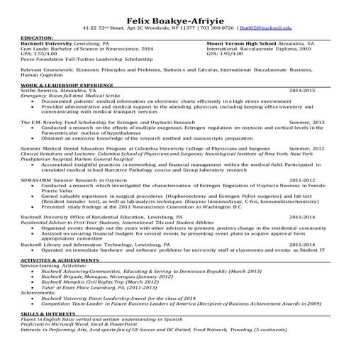 Felix Boakye-Afriyie 2015 CV | DOCX