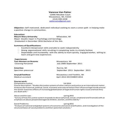 final resume | DOCX | Education