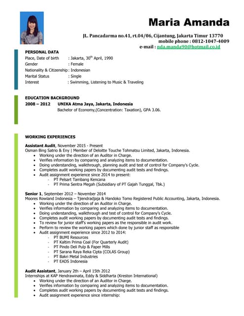 CV - Anita Rachmawati | PDF