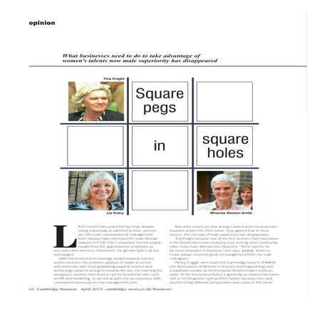 Square pegs in round holes | PDF