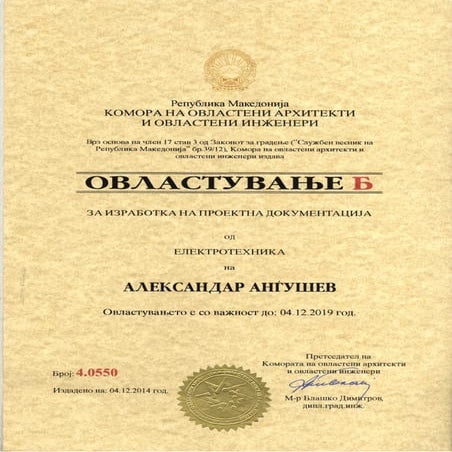 AA Ovlastuvanje za nadzor B | PDF